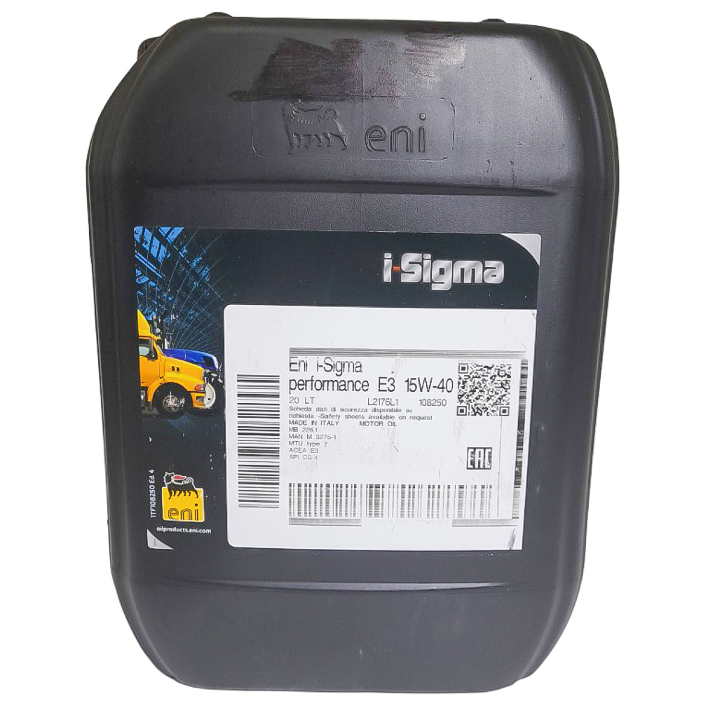 "Eni i-Sigma Performance E3 15W-40 | Olio Multigrado Diesel SHPD " – agritura