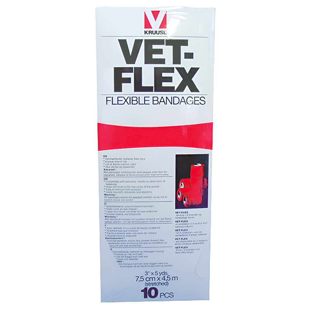 Vet Flex Bandage - Elasticized Bandage for Veterinary Support and ...