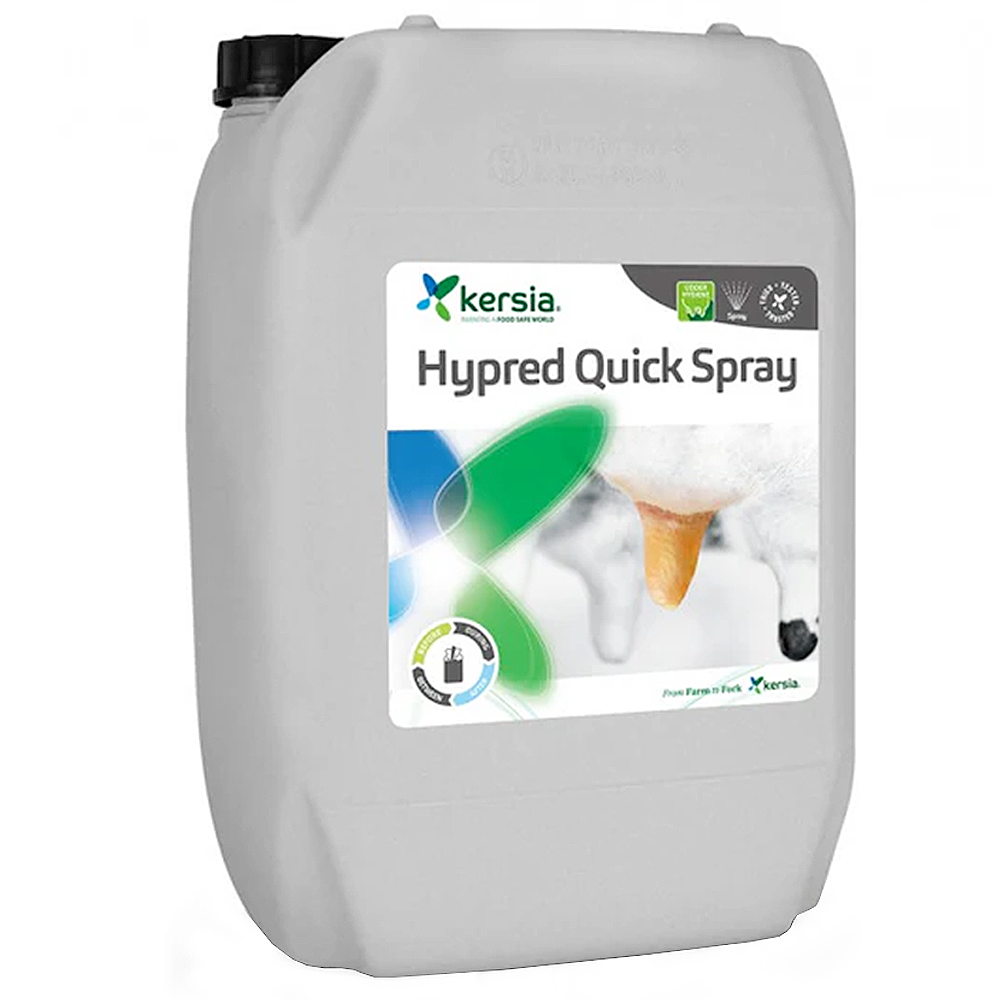 KERSIA Hypred Quick Spray – Professional Udder Disinfection & Care ...