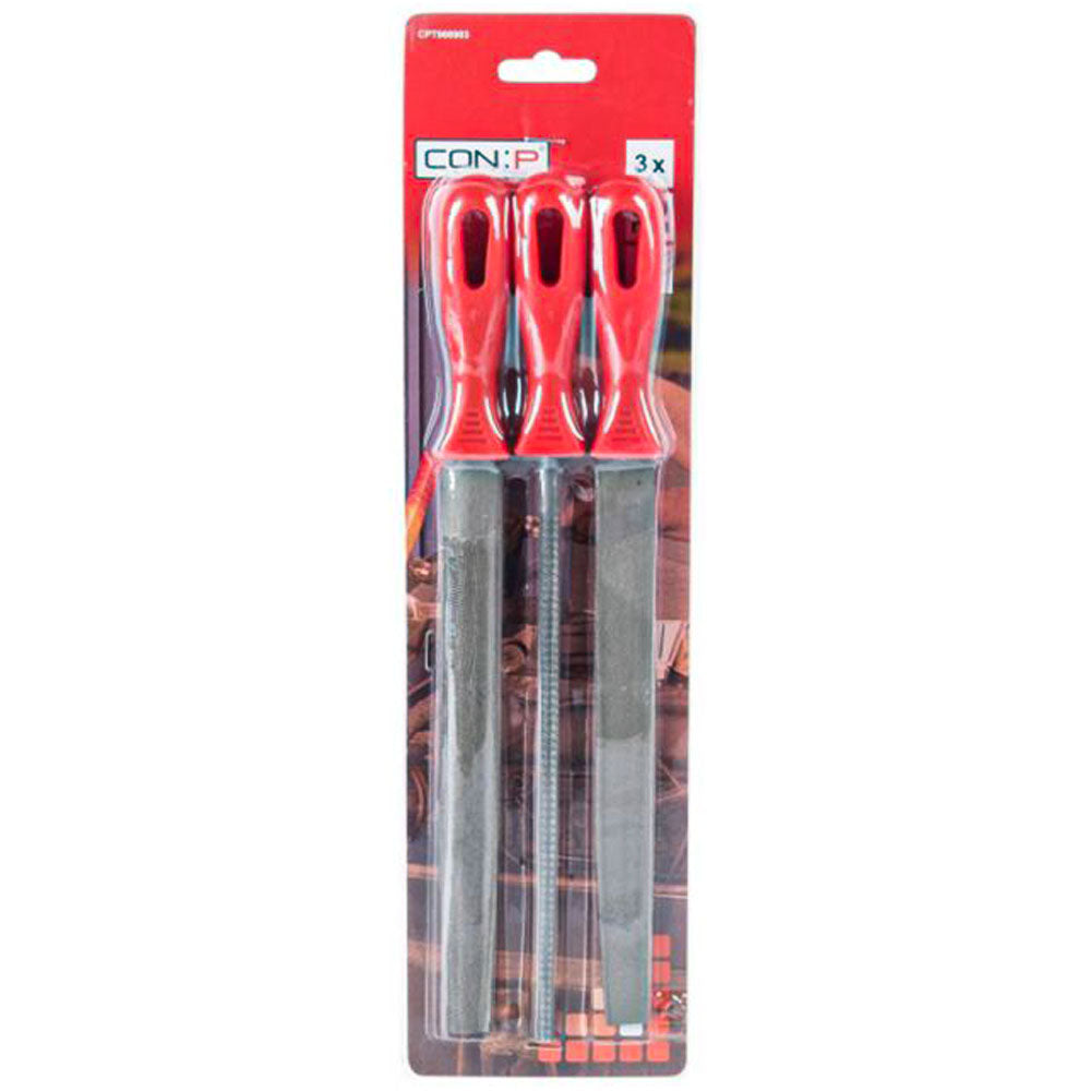 SB 3-Piece File Set | Metal Files with Ergonomic Plastic Handles – agritura