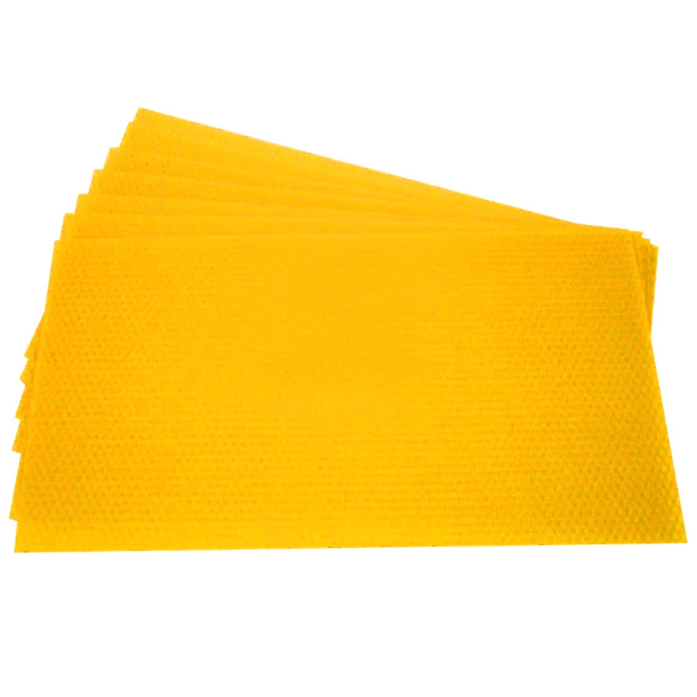 Beeswax Foundation Sheets 2kg – Zander or Dadant Format – agritura
