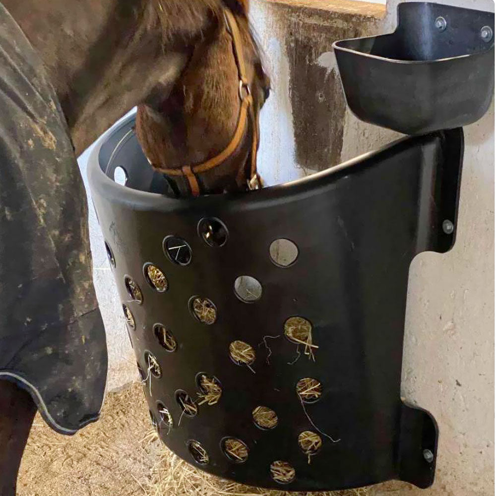240L Wall-Mounted Hay Dispenser with Ventilation for Horses – agritura