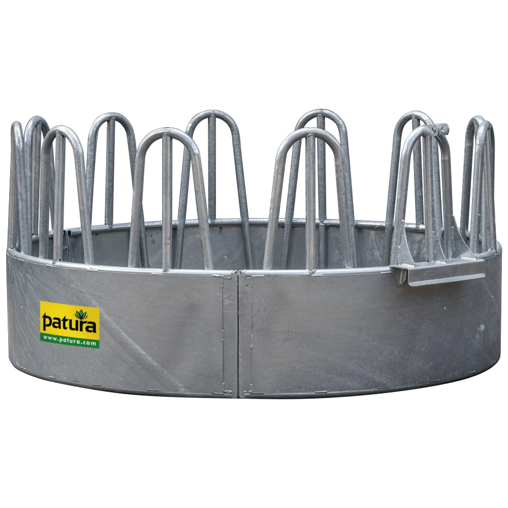 Robust Round Hay Feeder with 12 Places & 3-Point Linkage – agritura