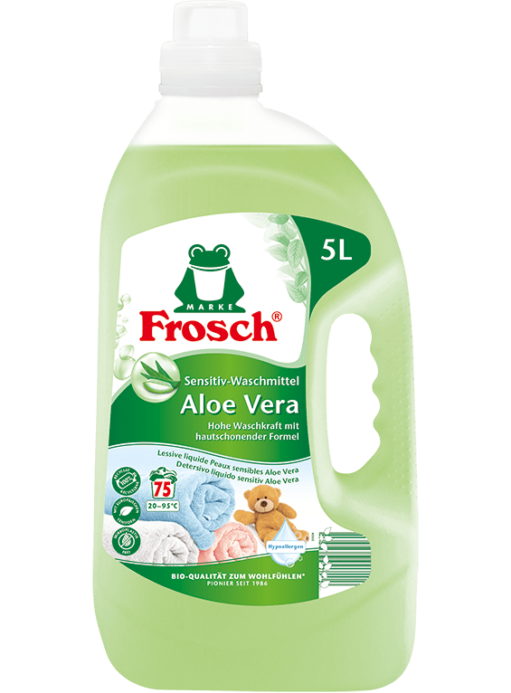 Frosch Sensitive Laundry Detergent with Aloe Vera 5L – agritura